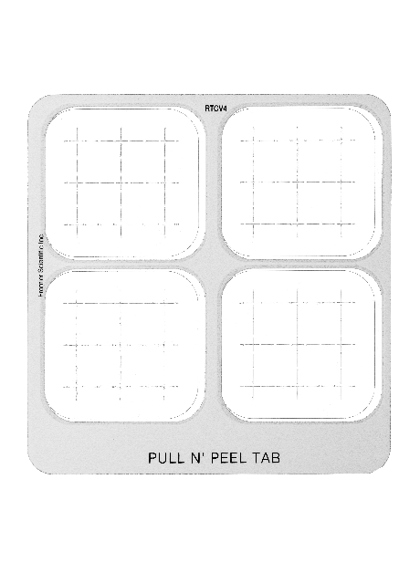 Clear Rearing Tray Lid-4 Cells (RTCV4) - Frontier Agricultural Sciences